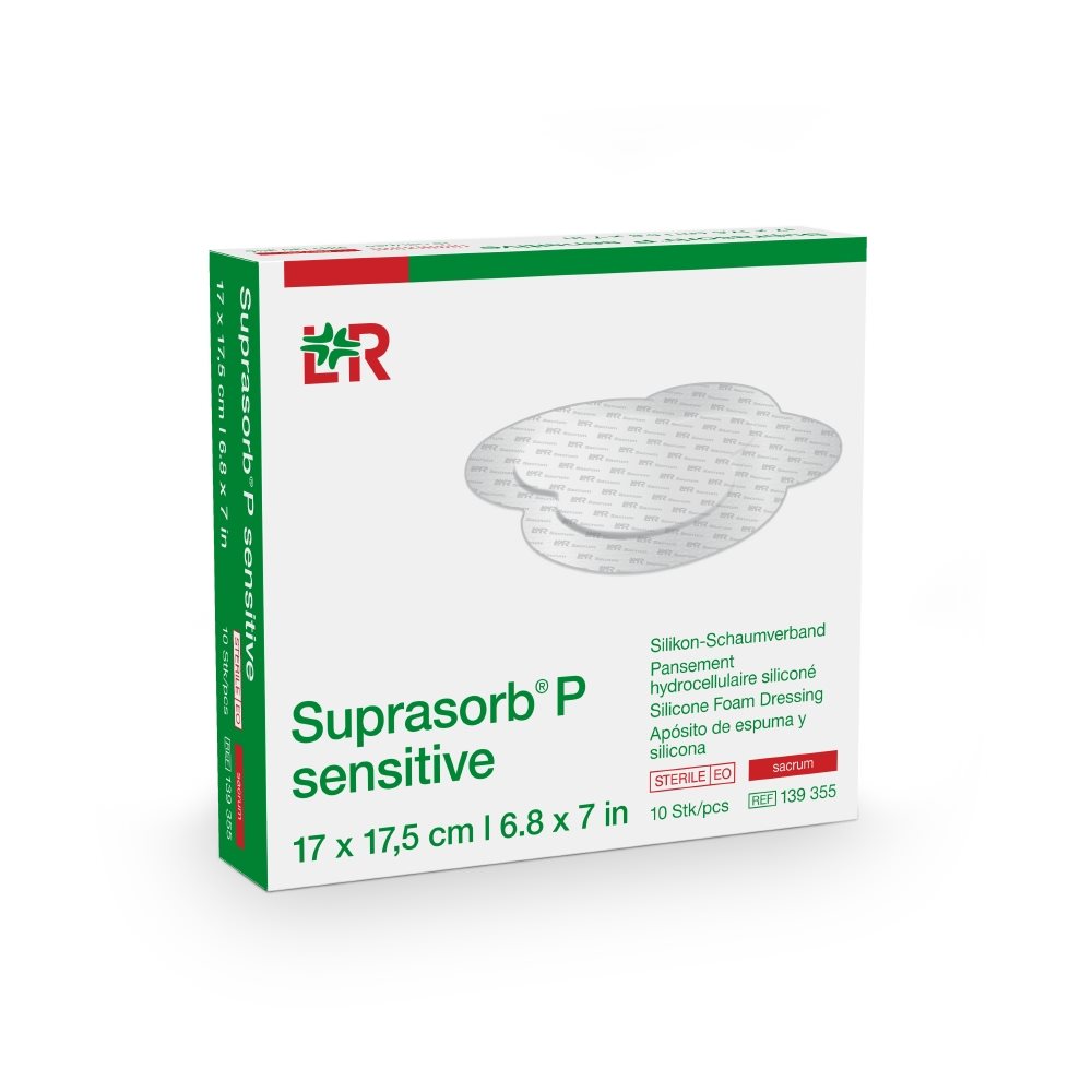 SUPRASORB P sensitive border Sacrum 17x17.5cm 10 pce | Ordinare online