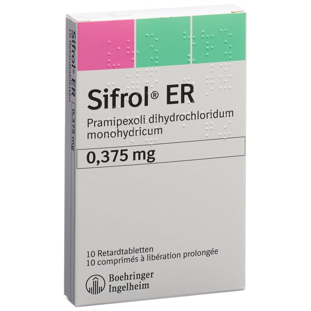 SIFROL ER cpr ret 0.375 mg blist 10 pce | Ordinare online