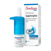 Augentropfen bei gereizten und trockenen Augen | Amavita