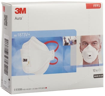 3M Atemschutz Maske FFP3 mit Ventil 10 Stk | Online bestellen
