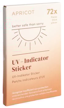 Apricot stickers indicateurs d'UV mieux vaut prévenir que guérir 72 pce | Commander en ligne