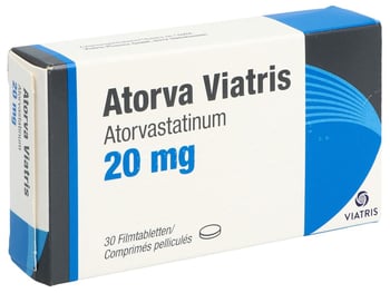ATORVA Viatris Filmtabl 20 mg Blist 30 Stk | Online bestellen
