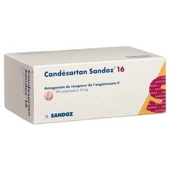 CANDESARTAN Sandoz cpr 16 mg blist 98 pce | Commander en ligne