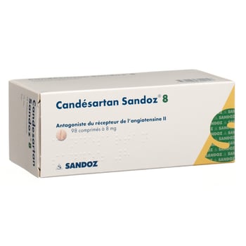 CANDESARTAN Sandoz Tabl 8 mg Blist 98 Stk | Online bestellen