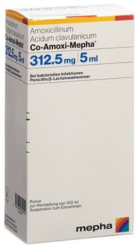 CO AMOXI Mepha Plv 312.5 mg für Suspension Fl 100 ml | Online bestellen