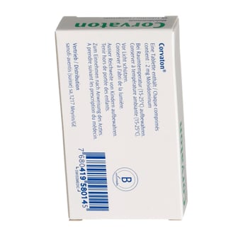 Corvaton Tabl 2 mg Blist 30 Stk | Online bestellen