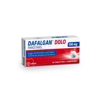 DAFALGAN Dolo Tabl 500 mg Blist 16 Stk | Online bestellen