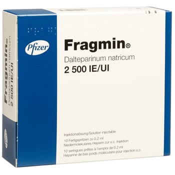 FRAGMIN sol inj 2500 IE/0.2ml ser pré 0.2 ml | Commander en ligne