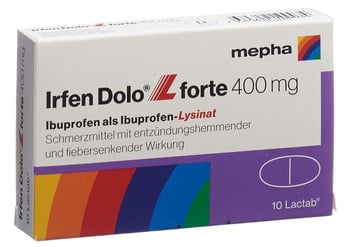 IRFEN L forte Lactab 400 mg blist 10 pce | Commander en ligne