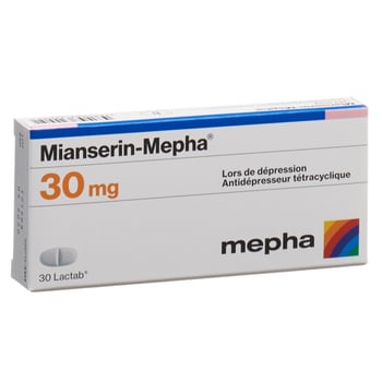 MIANSERINE Mepha Lactab 30 mg Blist 30 Stk | Online bestellen
