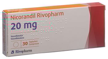 NICORANDIL Rivopharm Tabl 20 mg Blist 30 Stk | Online bestellen