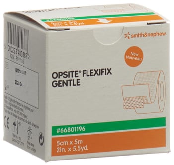 OPSITE FLEXIFIX GENTLE Folienverband 5cmx5m 1 Stk | Online bestellen