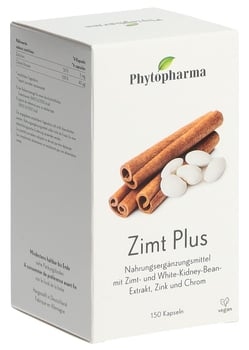 PHYTOPHARMA Zimt Plus Kaps Ds 150 Stk | Online bestellen