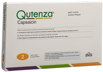 QUTENZA empl 8 % Capsaicine sach 2 pce | Commander en ligne
