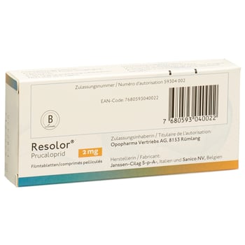 RESOLOR Filmtabl 2 mg Blist 28 Stk | Online bestellen