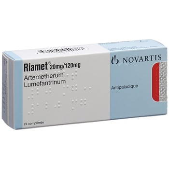 RIAMET cpr 20 mg/120 mg blist 24 pce | Commander en ligne