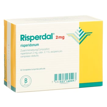 RISPERDAL cpr pell 2 mg blist 60 pce | Commander en ligne