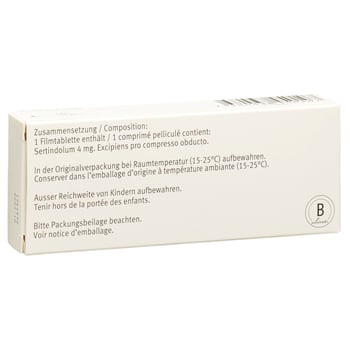 Serdolect cpr pell 4 mg blist 30 pce | Commander en ligne