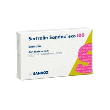 SERTRALINE Sandoz eco Filmtabl 100 mg Blist 10 Stk | Online bestellen