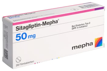 SITAGLIPTINE Mepha Filmtabl 50 mg Blist 28 Stk | Online bestellen