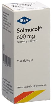 SOLMUCOL cpr eff 600 mg bte 10 pce | Commander en ligne