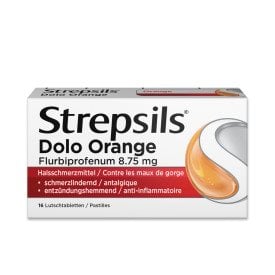 Strepsils Dolo cpr sucer orange blist 16 pce | Commander en ligne
