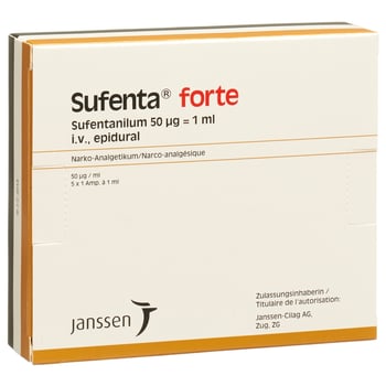 SUFENTA forte Inj Lös 50 mcg/ml Amp 1 ml | Online bestellen