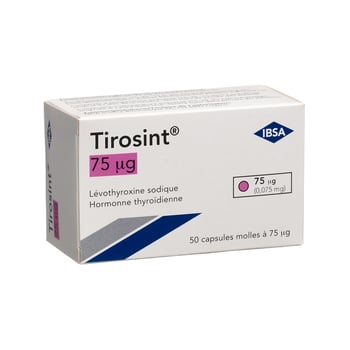 TIROSINT caps moll 75 mcg blist 50 pce | Commander en ligne