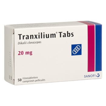 TRANXILIUM Tabs Filmtabl 20 mg Blist 50 Stk | Online bestellen