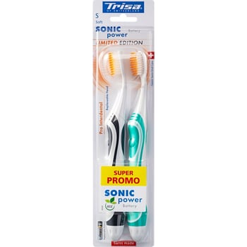 TRISA SonicPower Battery Pro Interdental DUO 2 Stk | Online bestellen