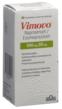 VIMOVO cpr pell 500mg/20mg bte 30 pce | Commander en ligne