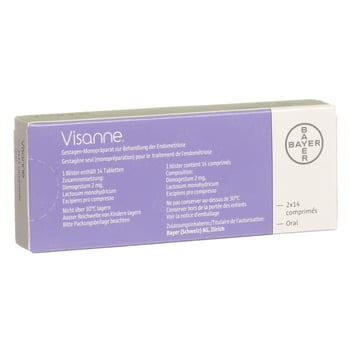 VISANNE Tabl 2 mg Blist 14 Stk | Online bestellen