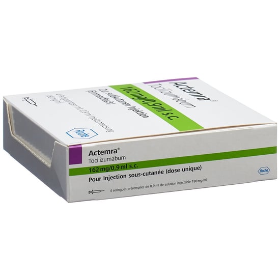 ACTEMRA Inj Lös 162 mg/0.9ml Fertigspritze Fertspr 4 Stk | Online bestellen