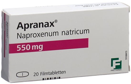APRANAX cpr pell 550 mg blist 20 pce | Commander en ligne