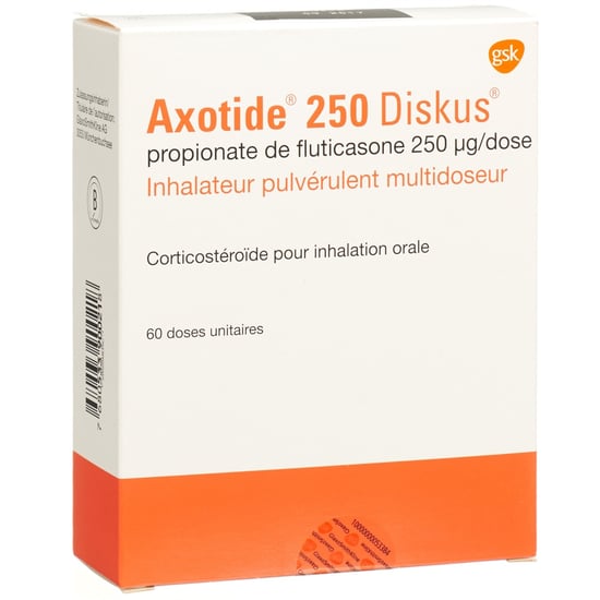 AXOTIDE Diskus Multidosen Inh Plv 250 mcg 60 Dos | Online bestellen