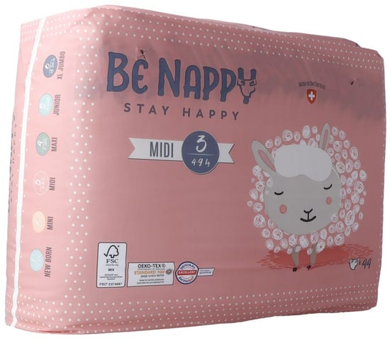 BE NAPPY Couches Gr3 4-9kg Midi 44 pce | Ordinare online