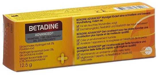 Betadine Advanced gel cicatrisant gel tb 12.5 g | Commander en ligne