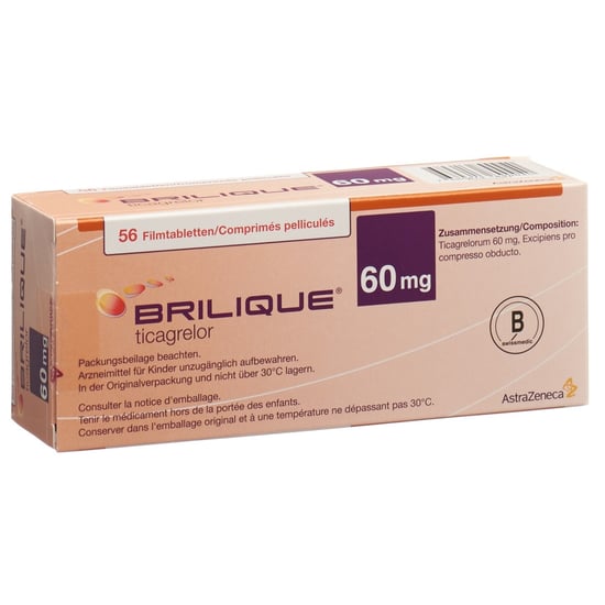 BRILIQUE Filmtabl 60 mg Blist 56 Stk | Online bestellen