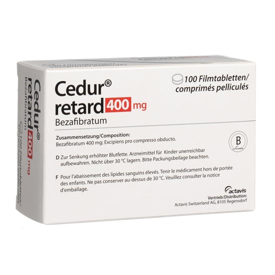 CEDUR retard cpr pell ret 400 mg blist 100 pce | Commander en ligne