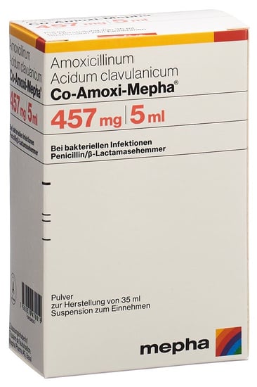 CO AMOXI Mepha Plv 457 mg für Suspension Fl 35 ml | Online bestellen