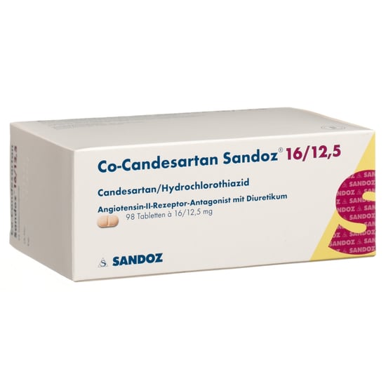 CO CANDESARTAN Sandoz cpr 16/12.5 mg blist 98 pce | Commander en ligne
