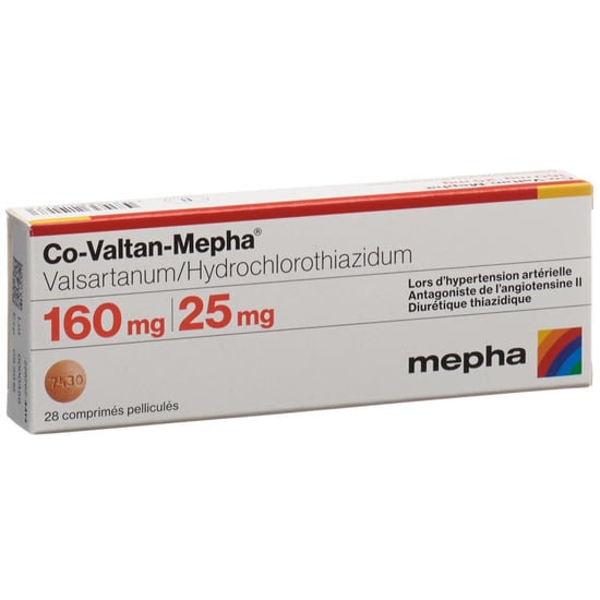 CO VALTAN Mepha Filmtabl 160/25 mg Blist 28 Stk | Online bestellen