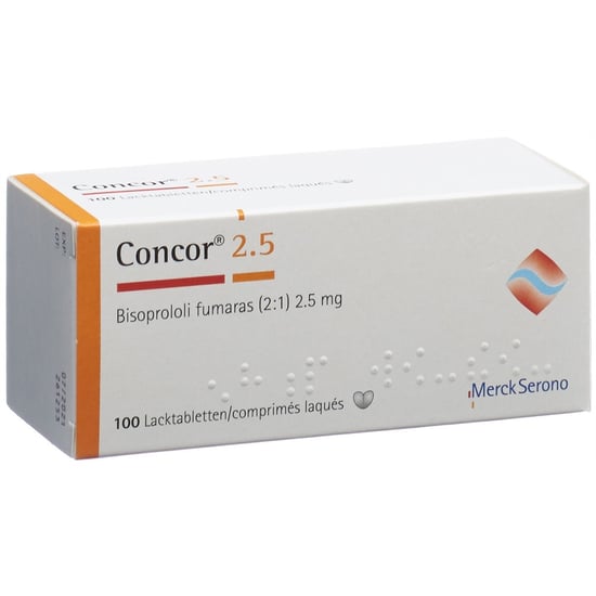 CONCOR Filmtabl 2.5 mg Blist 100 Stk | Online bestellen