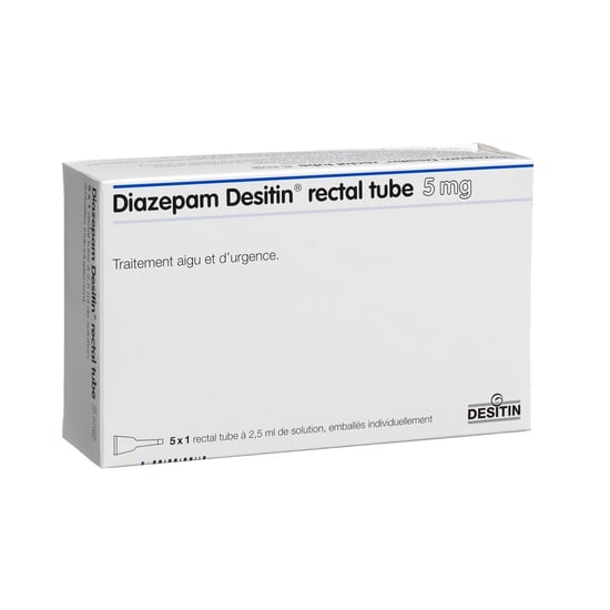 DIAZEPAM Rectal Tube Lös 5 mg Tb 2.5 ml | Online bestellen