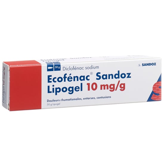 ECOFENAC Sandoz lipogel 10 mg/g tb 50 g | Commander en ligne