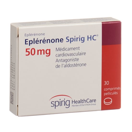 EPLERENONE Spirig HC Filmtabl 50 mg Blist 30 Stk | Online bestellen