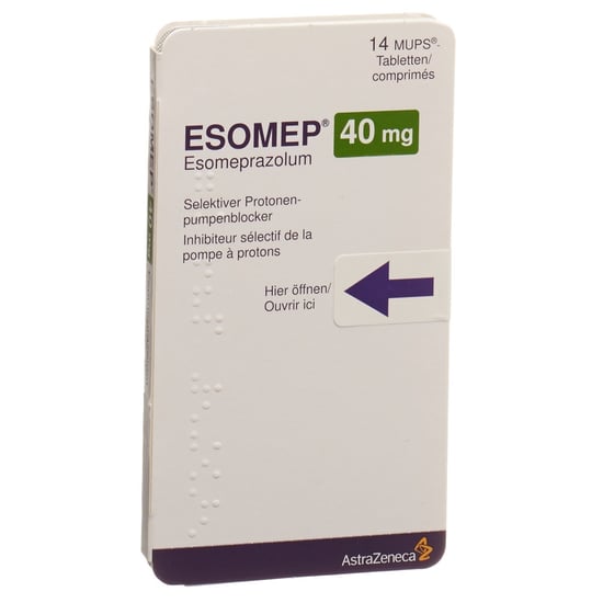 Esomep MUPS Tabl 40 mg Blist 14 Stk | Online bestellen