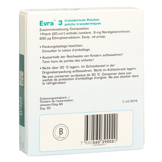 EVRA Matrixpfl Btl 3 Stk | Online bestellen