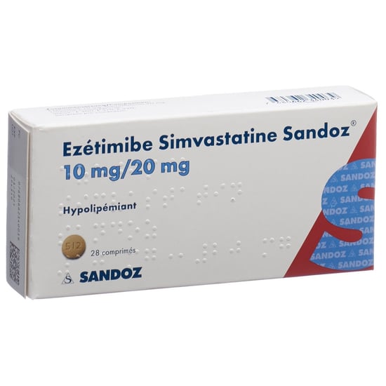 EZETIMIBE SIMVASTATINE Sandoz Tabl 10/20 mg Blist 28 Stk | Online bestellen
