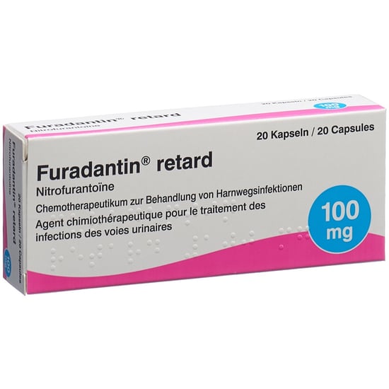 FURADANTIN retard Ret Kaps 100 mg Blist 20 Stk | Online bestellen